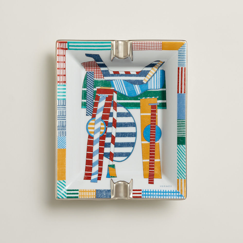 Cendrier Patchwork Saddle | Hermès France